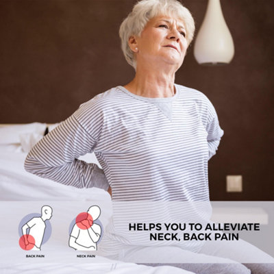 Lancashire Textiles Butterfly Cervical Orthopaedic Pillow Hollowfibre ...
