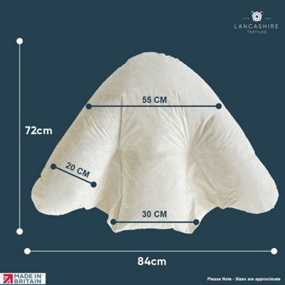 Lancashire Textiles Duck Feather Filling Batwing Pillow