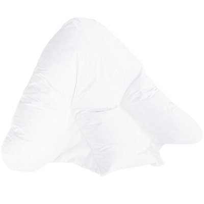 LANCASHIRE TEXTILES ORTHOPAEDIC BATWING LUMBAR SUPPORT PILLOW WHITE ...