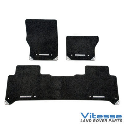 Land Rover Genuine Floor Mats Carpet Set LHD Ebony For Range Rover ...