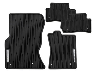 Land Rover Genuine VPLYS0414 Floor Mats Rubber RHD Ebony Fits Range ...