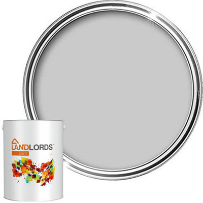 Landlords Anti Damp Paint Manhattan Grey Matt Smooth Emulsion Paint 1L ...