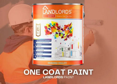 Landlords Paint - One Coat Paint - Quick Coverage Interior Walls ...