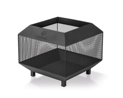 Landmann Steel Square Fire Basket | DIY at B&Q