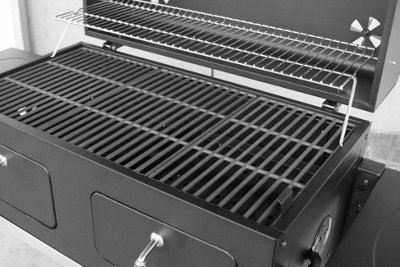 LANDMANN XXL Broiler Charcoal BBQ (Cast Iron Grill)