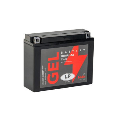 Landport Gel Starter Battery 12 volt, 16 Ah/10hr, 215 CCA With Gel ...