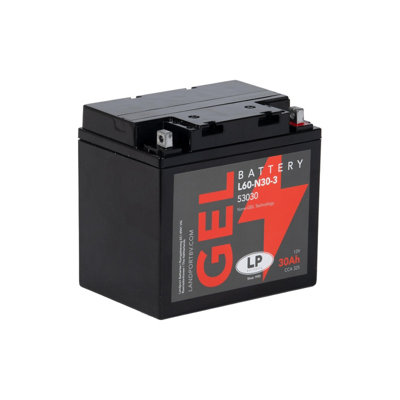 Landport Gel Starter Battery 12 volt, 30 Ah/10hr, 300 CCA With Gel ...