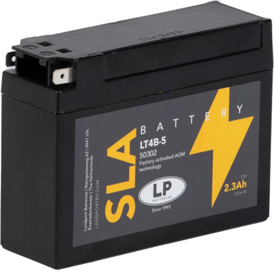 Landport SLA Ready To Use Starter Battery 12 Volt, 2.3 Ah/10hr, 40 CCA ...
