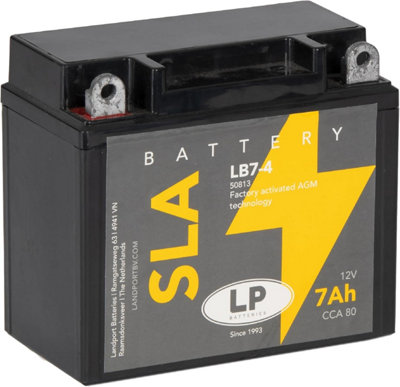 Landport SLA Ready To Use Starter Battery 12 Volt, 7 Ah/10hr, 80 CCA ...