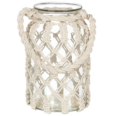 Lantern JALEBI Fabric 31 cm Off-White