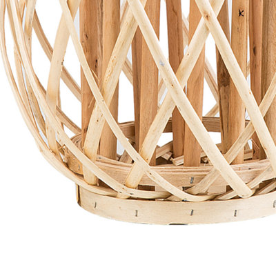 Lantern MAURITIUS Wood Natural