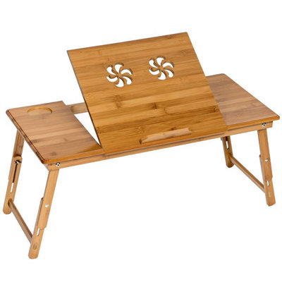 Laptop Stand - 4 angles of inclination, with 2 storage areas, 72 x 35 x ...