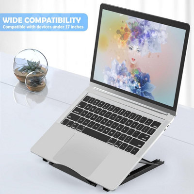 Laptop Stand,Foldable Portable Ventilated Desktop Laptop Holder ...