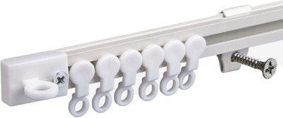 Large 100cm Dual-Purpose Curtain Track Nano Silent Slide Rod for Wall ...