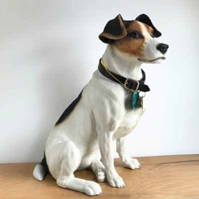 Large (24cm) realistic sitting Jack Russell Terrier figurine from the ...