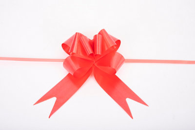 Large 30mm/3cm Ribbon Pull Bows Red for All Occation Decoration , 40PK ...