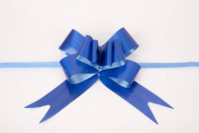 Large 50mm/5cm Ribbon Pull Bows for All Occation Decoration , NavyBlue ...