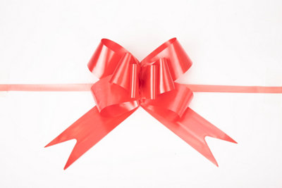 Large 50mm/5cm Ribbon Pull Bows for All Occation Decoration , Red, 30PK ...
