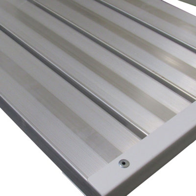 Large Aluminium Single Folding Step with Handrail (Caravan Motorhome ...