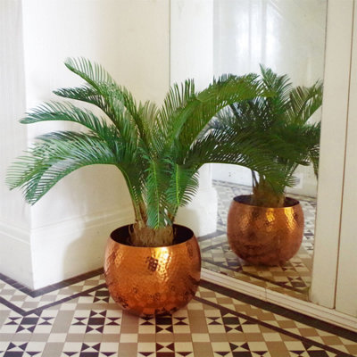 Large Artificial Palm Tree 80cm Cycas Realistic Plant Leaf Design UK ...