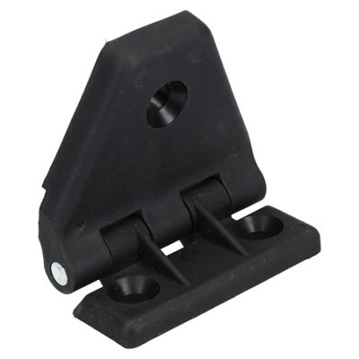 Large Black Polyamide Leaf Hinge Reinforced Plastic 80x100mm Italian ...