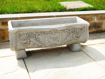 Large "Bow Front" Curved Decorative Trough