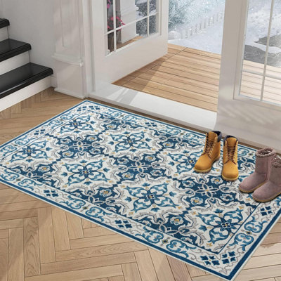 Large Door Mats Luxury Soft Modern Printed Traditional Floor Mats