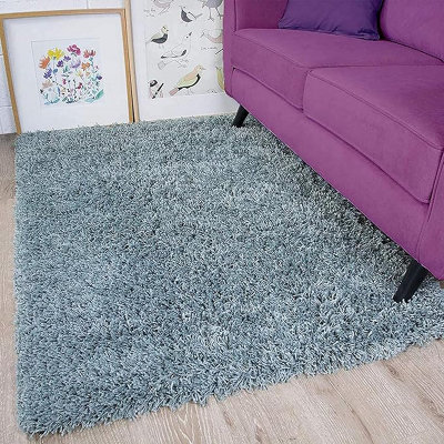Large Duck Egg Shaggy Area Rugs Elegant and Fade-Resistant Carpet ...