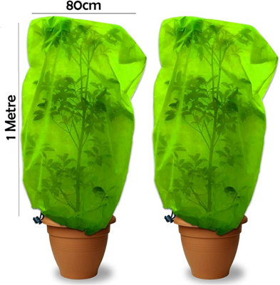 Large Garden Plant Tree Green Fleece Covers - Density 30 GSM