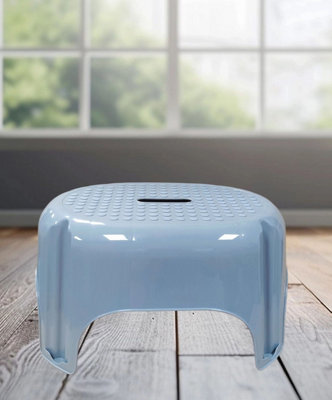 Large Grey Step Stool Anti Slip Single Household Step Stool Seat