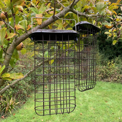Large Hanging Suet Block Bird Feeders (Set of 2) | DIY at B&Q