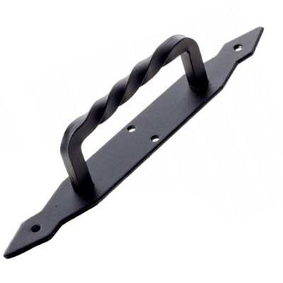 Large Heavy-Duty Black Powder-Coated Industrial Decorative Iron Garden ...
