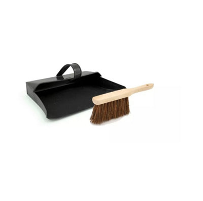 Large Heavy Duty Dustpan and Brush Wide Dust Pan Cleaning Sweeping ...