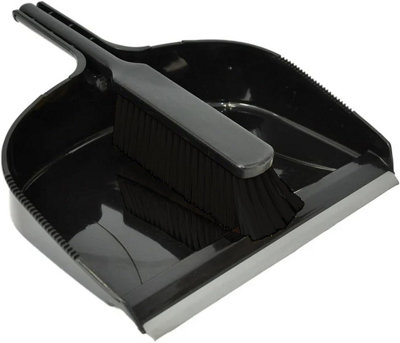 Large Heavy Duty Dustpan And Brush Wide Dust Pan Cleaning Sweeping ...