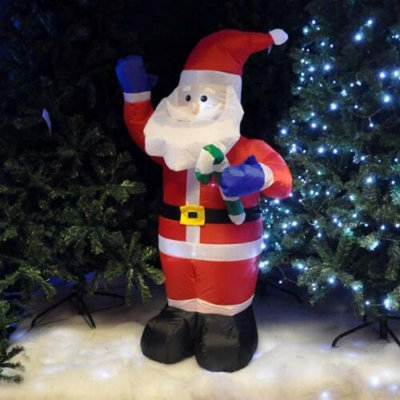 Large Inflatable Santa Claus Christmas Decoration | DIY at B&Q