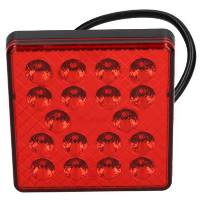 Large LED Fog Light Lamp for Trailers Cars Caravan 12v 24V High ...