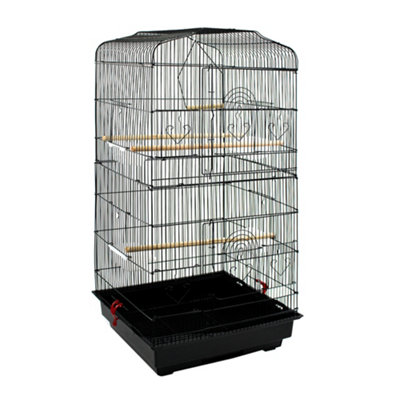 Large Metal Bird Cage Budgie Canary Parakeet Cockatiel Finch Lovebird ...