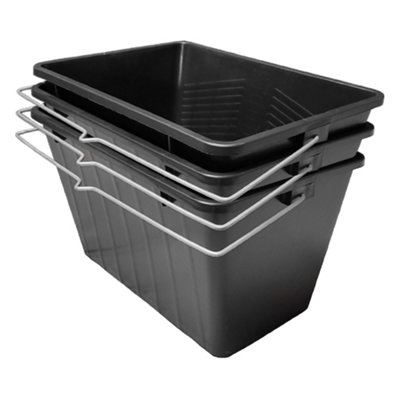 Large Paint Scuttle Large Decorators Roller Bucket with Metal Handle ...