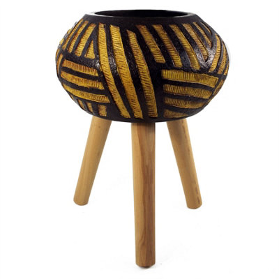 Large Planters Plant Pots Bali fibreglass composite Oval 45cm x 34cm ...