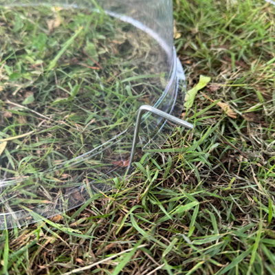 Large Plastic Plant Protection Garden Bell Cloche Covers with Ground ...