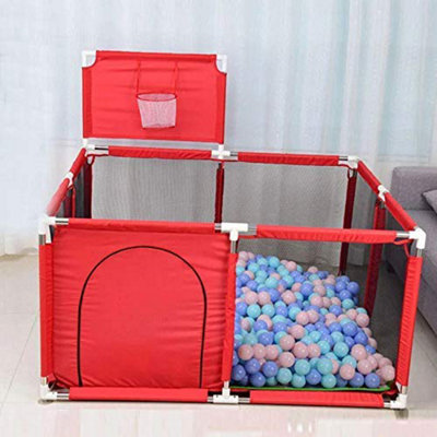 Large Playpen With Breathable Mesh - Spacious Professionally Designed ...