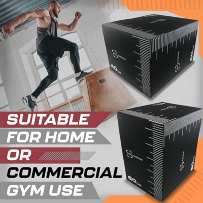 Large Plyometric Box for Explosive Jump and Strength Training