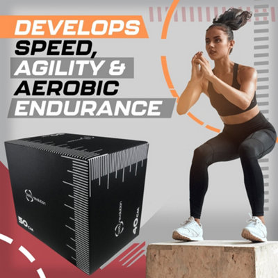 Large Plyometric Box for Explosive Jump and Strength Training