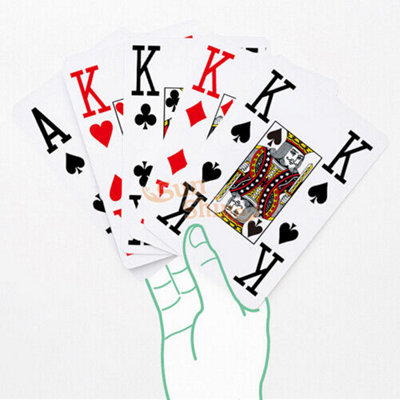 Large Print Playing Cards - Easy to See for Weak Vision - Poker Games ...