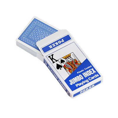 Large Print Playing Cards - Easy to See for Weak Vision - Poker Games ...