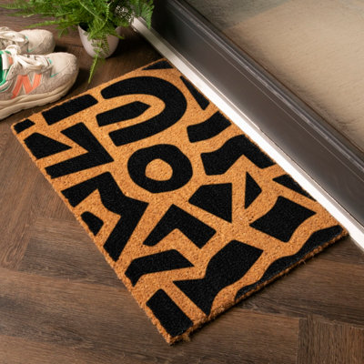 Large Random Shapes Pattern Doormat