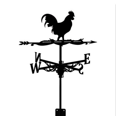 Large Rooster Weathervane For Yard Farm Courtyard Garden And Gazebo ...