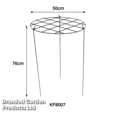 Large Round Grow Through Grid Support H76 x W50 x D50cm x 5 | DIY at B&Q