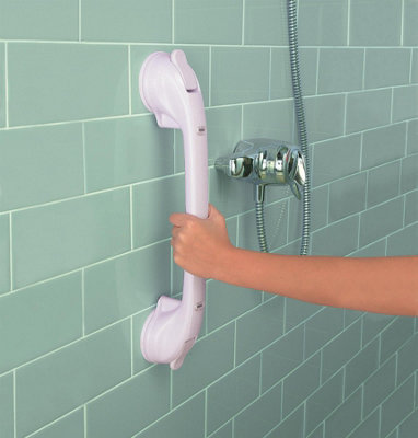 Large Safety Handle for Showers & Baths - Suction Mounted Secure Anti ...