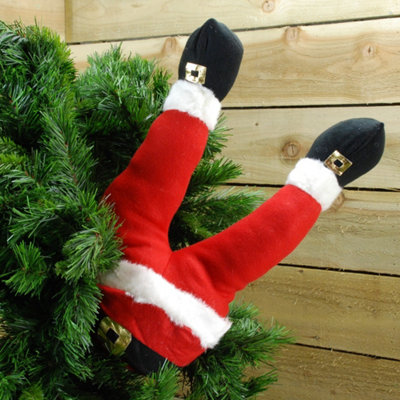 Large Santa Bottom with 50cm Legs Christmas Decoration | DIY at B&Q